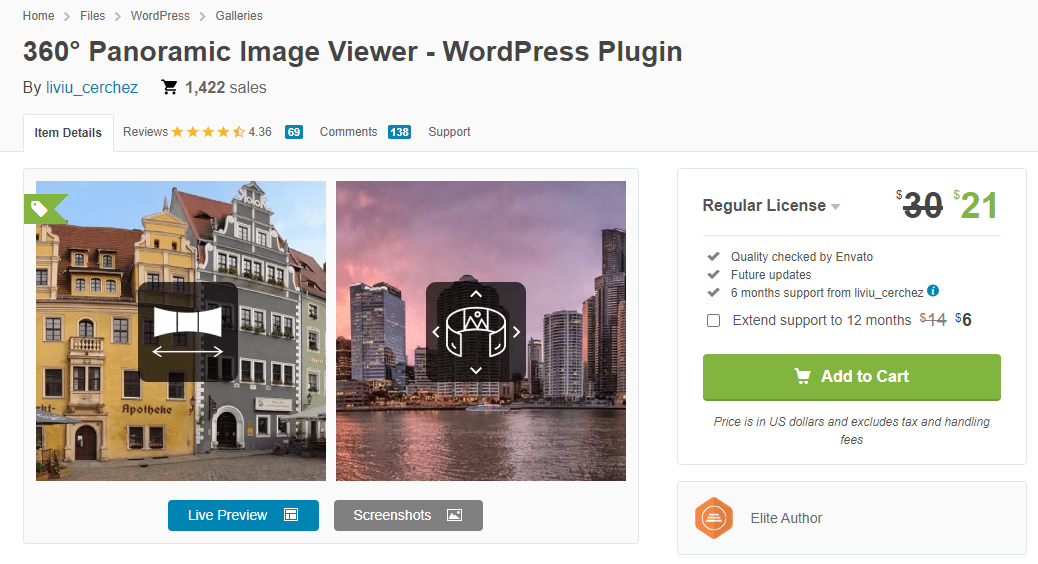 Best WordPress 360 Image Viewer Plugins - CatFolders