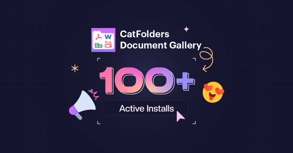 Introducing CatFolders Document Gallery: Now with 100+ Active Installs!