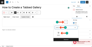 How to Create a Tabbed Image Gallery in WordPress