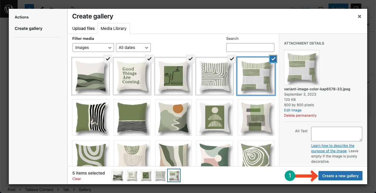 How To Create A Tabbed Image Gallery In Wordpress 