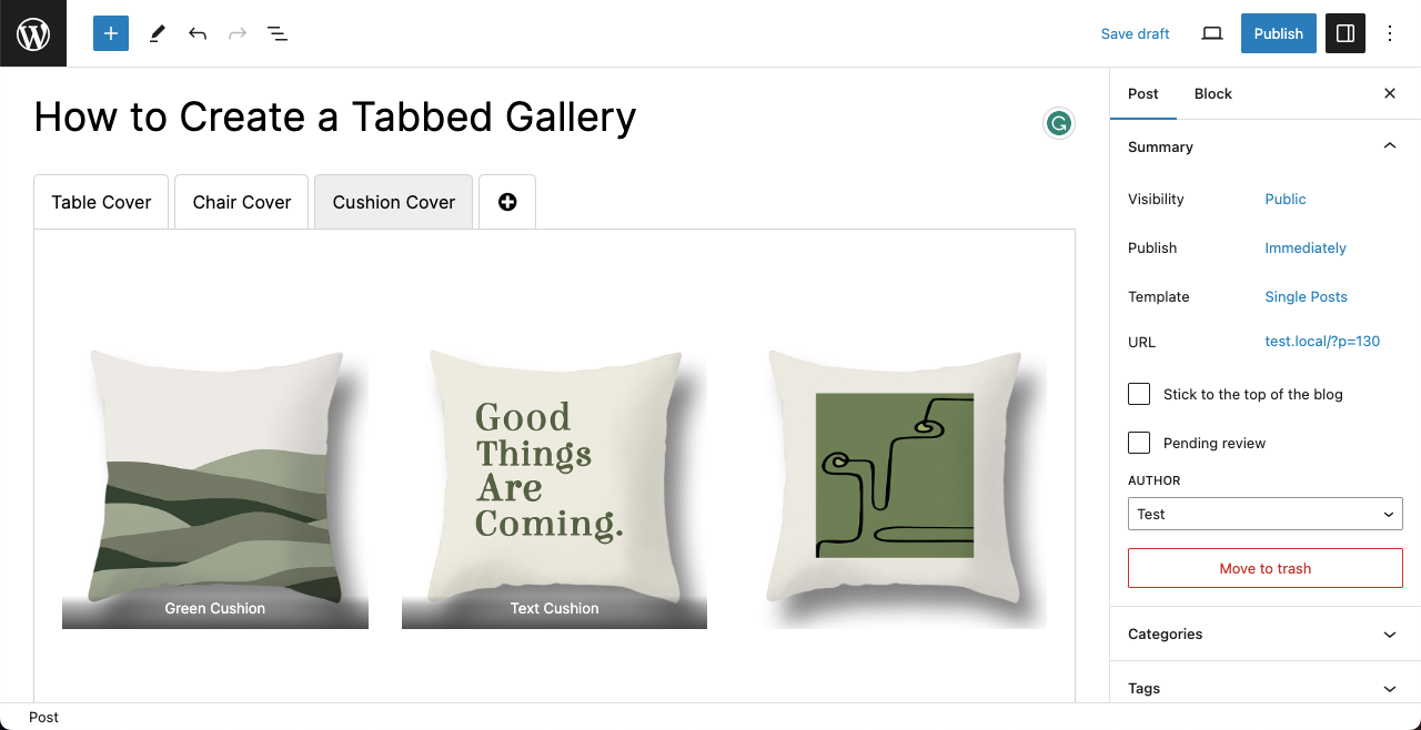 How To Create A Tabbed Image Gallery In Wordpress
