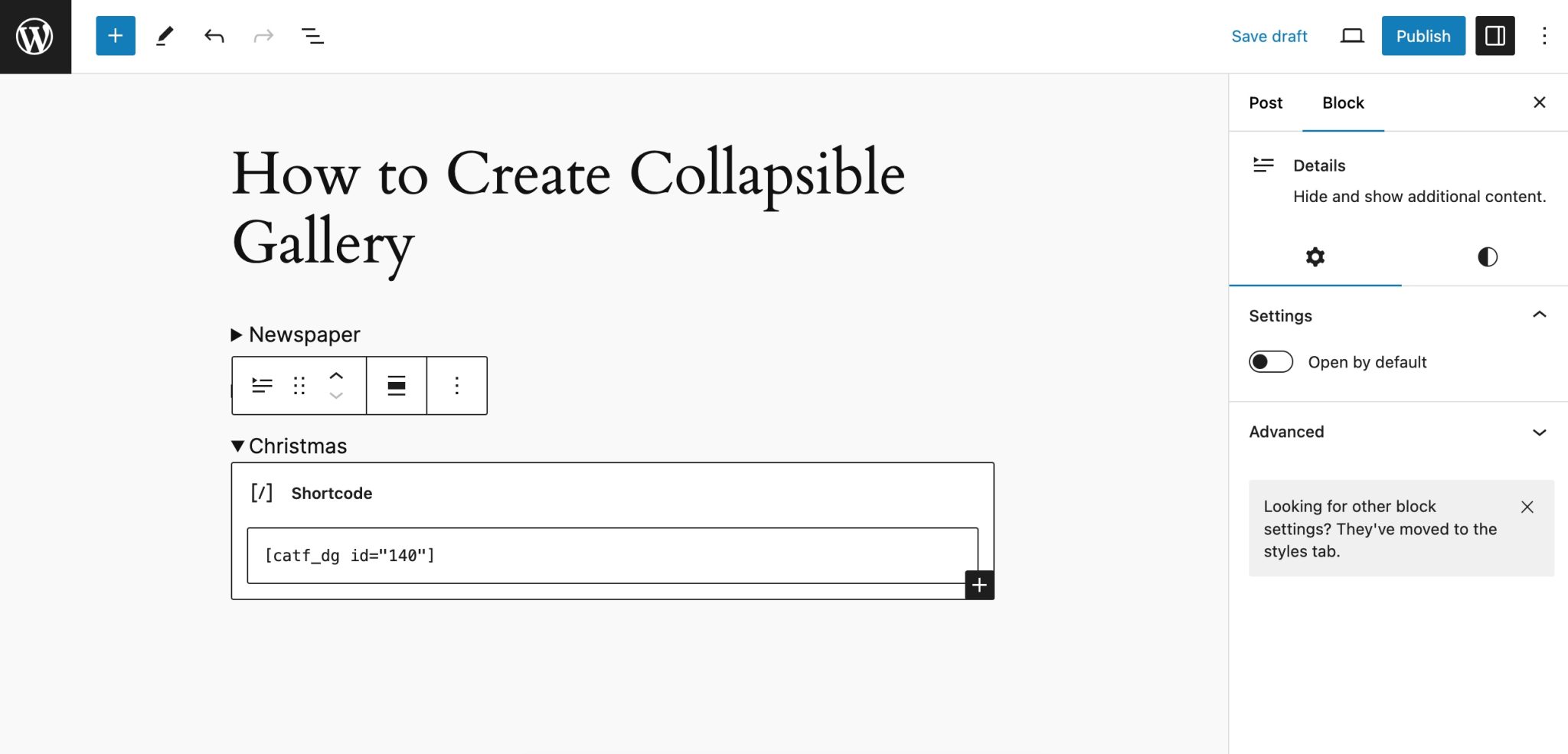 How to Create WordPress Collapsible Gallery with Media Folder Structure